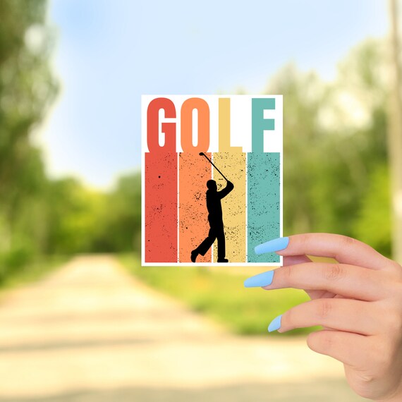 Retro Golf Sticker Vintage Golf Sticker Golf Sticker Funny - Etsy