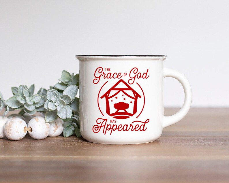 The Grace of God Has Appeared PNG Nativity Christian | Etsy