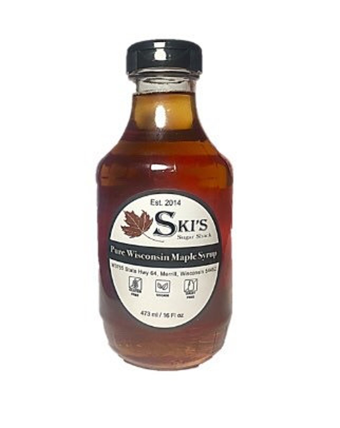Pure Wisconsin Maple Syrup (pint-16 Fl Oz) - Etsy