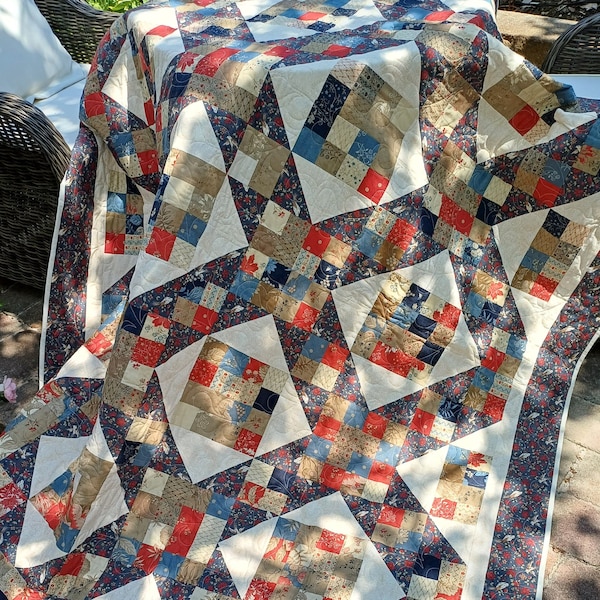 Jacobs Ladder Quilt - Etsy