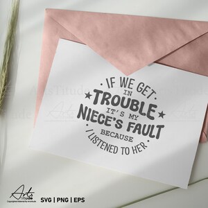 Funny Niece SVG, Niece T-shirt SVG, Family Relationship SVG, Funny Aunt ...