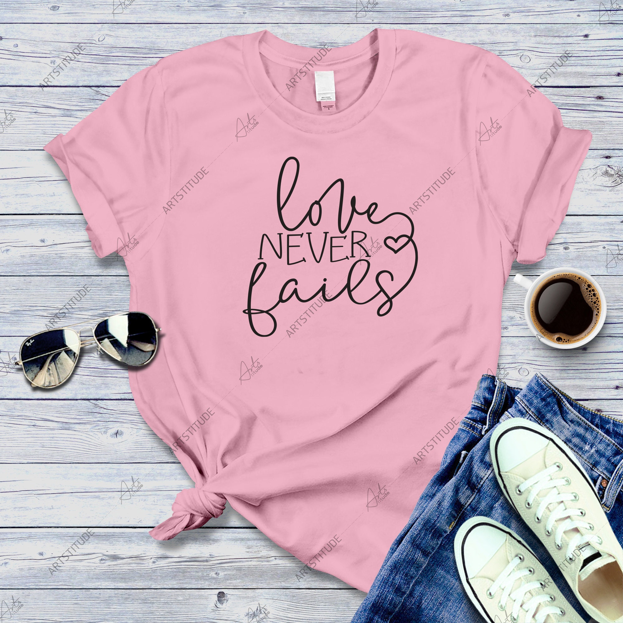 Love Never Fails SVG PNG, Instant Download, Chriatian Svg, Scripture ...