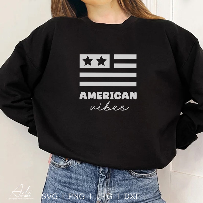 American Vibes SVG, 4th of July SVG, Fourth of July, Patriotic Svg ...