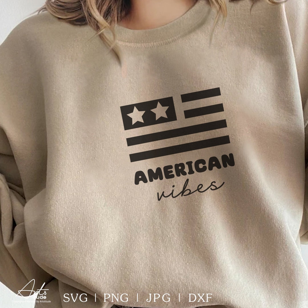 American Vibes SVG, 4th of July SVG, Fourth of July, Patriotic Svg ...