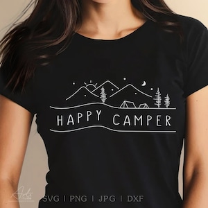Happy Camper SVG, Adventure SVG, Camping Life SVG, Camper Svg, Camp ...