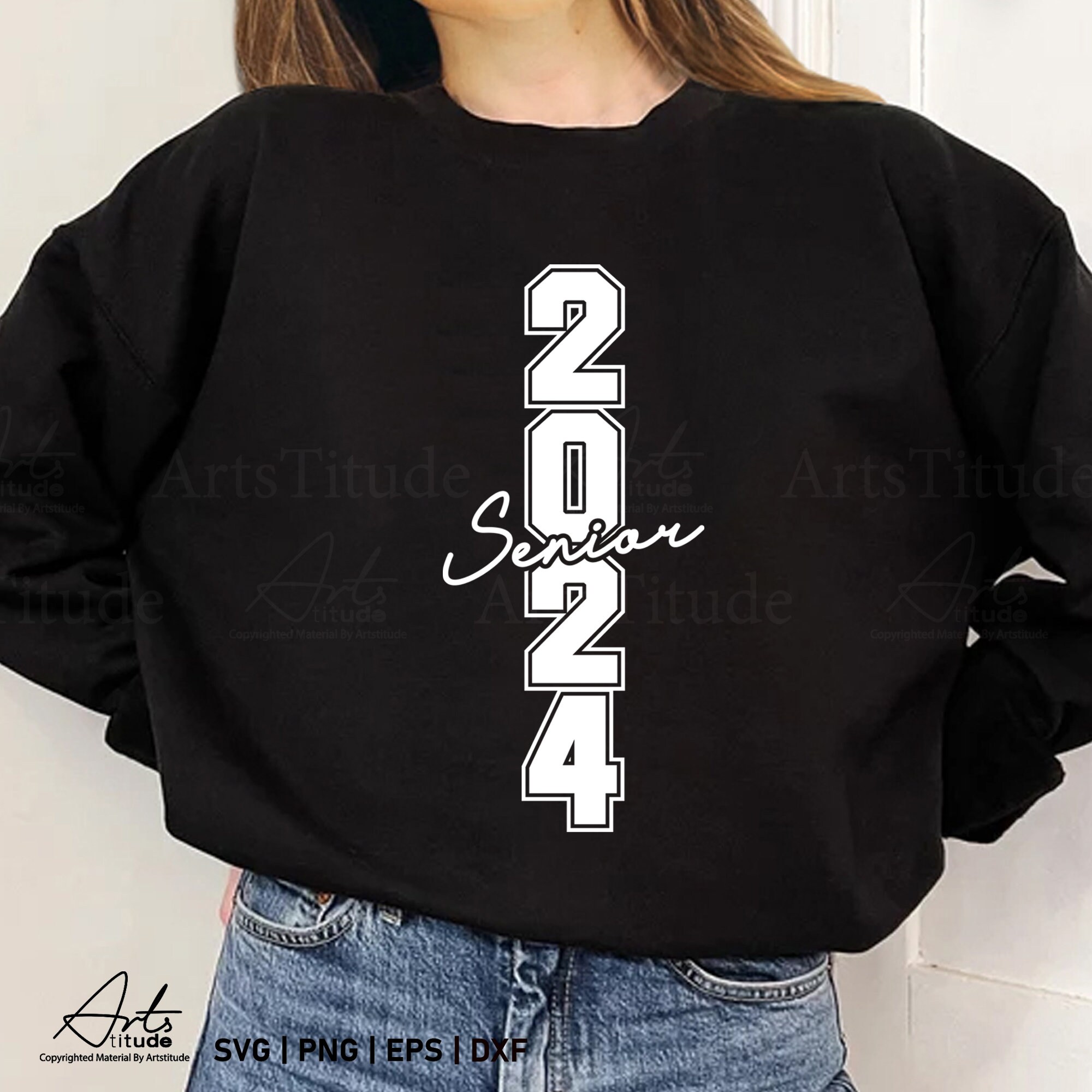 Senior 2024 SVG, Class of 2024 SVG, Graduation 2024 SVG, High School ...