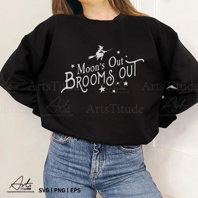 Brooms Witch Halloween SVG, Witch SVG, Halloween T-shirt Design ...