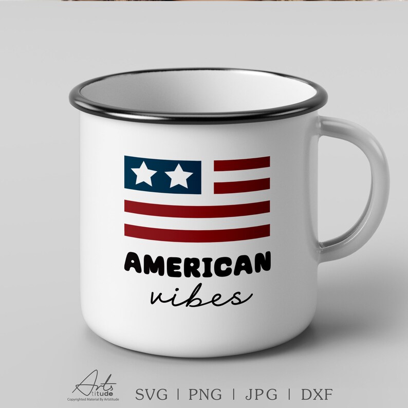 American Vibes SVG, 4th of July SVG, Fourth of July, Patriotic Svg ...