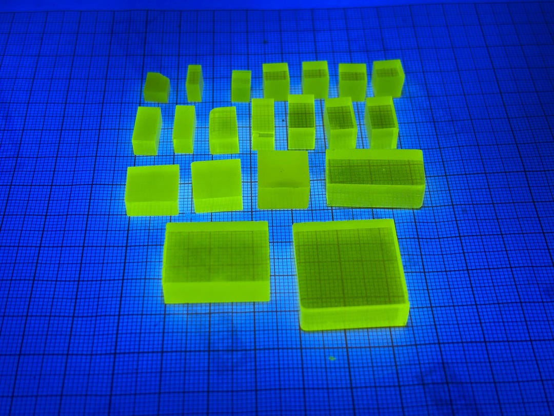 High Luminescence LUAG Lutetium Aluminum Garnet Gems Synthetic Laser ...