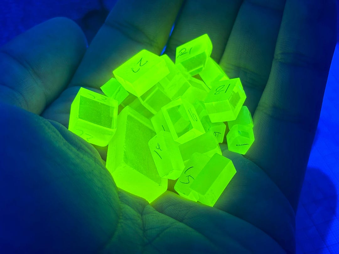 High Luminescence LUAG Lutetium Aluminum Garnet Gems Synthetic Laser ...