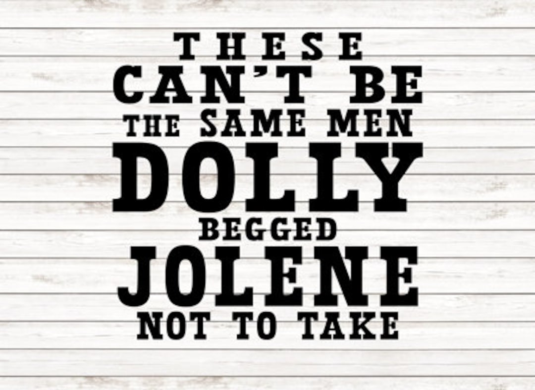 Dolly Jolene Popular Trending Svg - Etsy