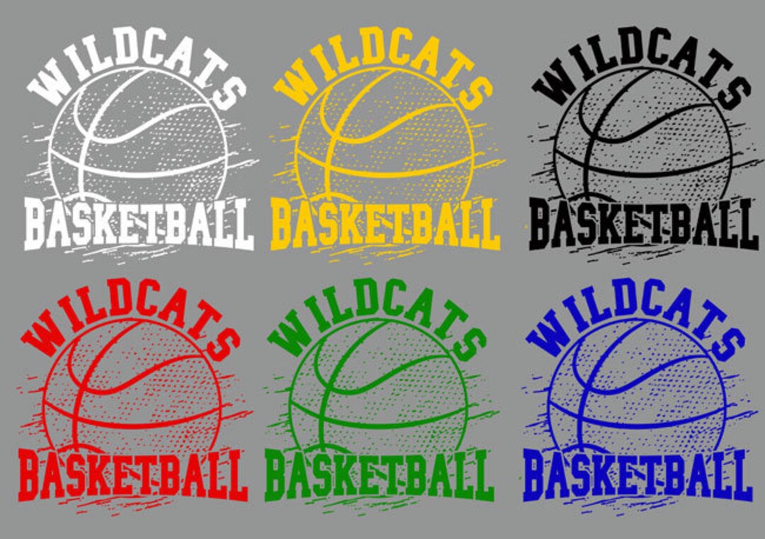 Wildcat Basketball DTF Transfer - Etsy