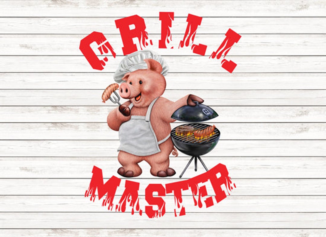 Grill Master Pig DTF Print Ready to Press - Etsy