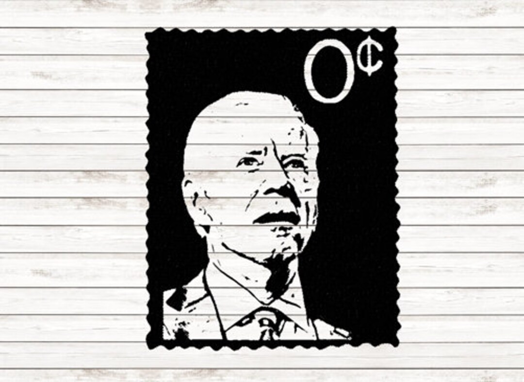 Biden Zero Cents Stamp Sublimation Print Ready to Press - Etsy