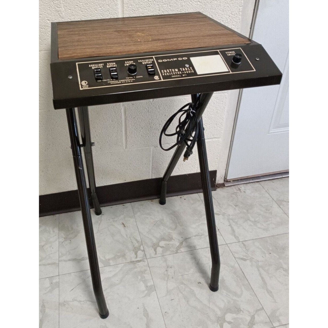 Vintage Compco Custom Table Projector Audio Model 871 USA - Etsy