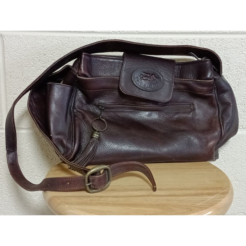 American Angel Purse Handbag Columbian Leather Brown Shoulder Crossbody ...