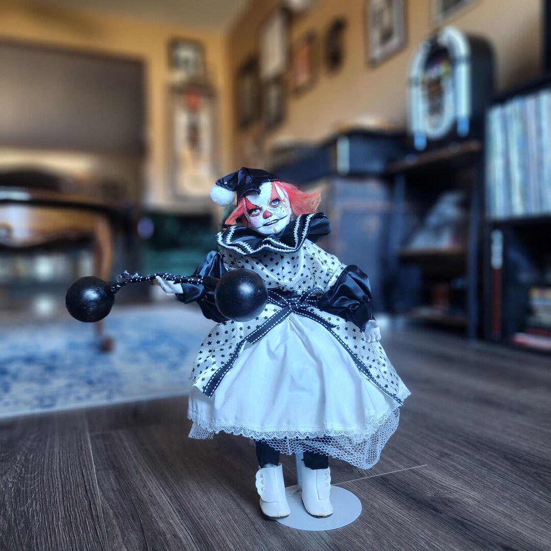 Creepy Doll, Creepy Cute Doll, Clown Doll, Clown Collection, Halloween ...