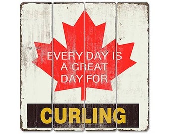 Curling Sign - Etsy