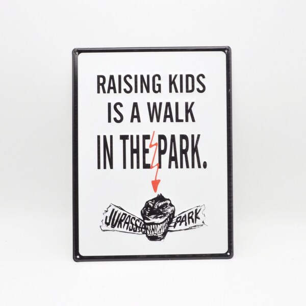 Jurassic Park Metal Sign - Etsy