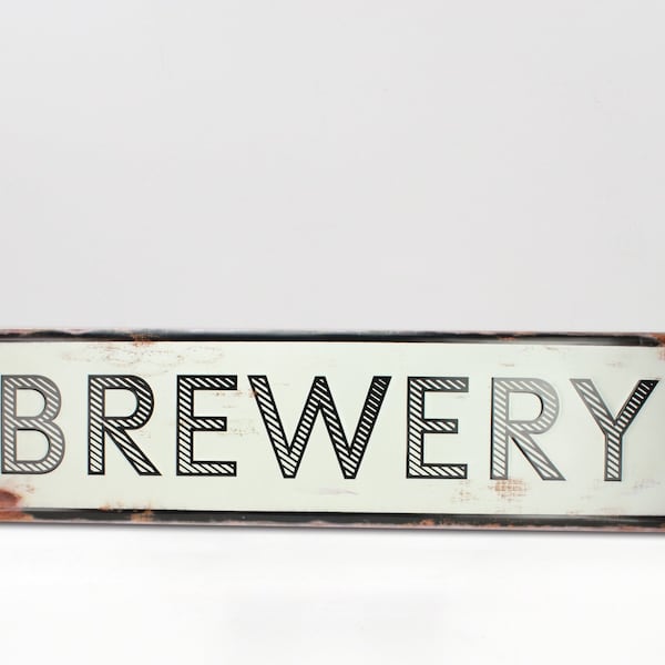 Metal Custom Brewery Sign - Etsy