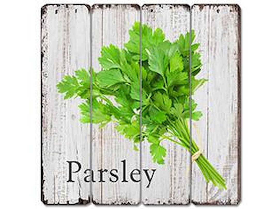 Custom parsley Wooden Sign - Etsy