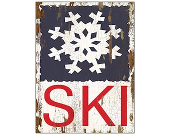 Ski Sign | Etsy