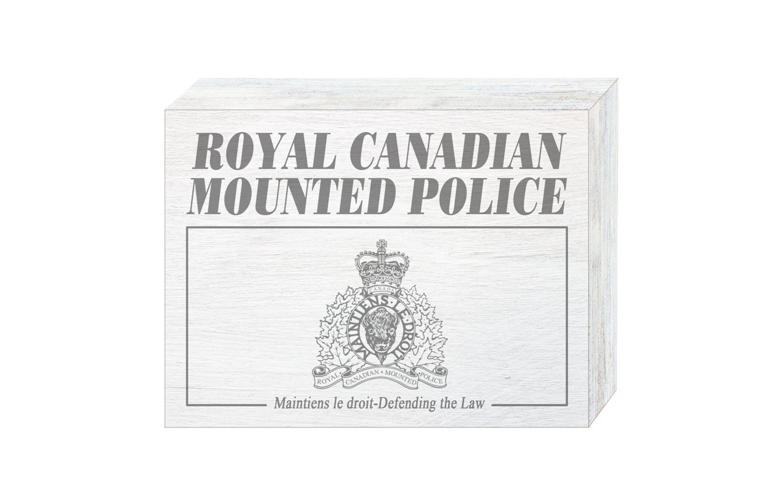 Custom rcmp Crown Logo Wooden Sign - Etsy UK