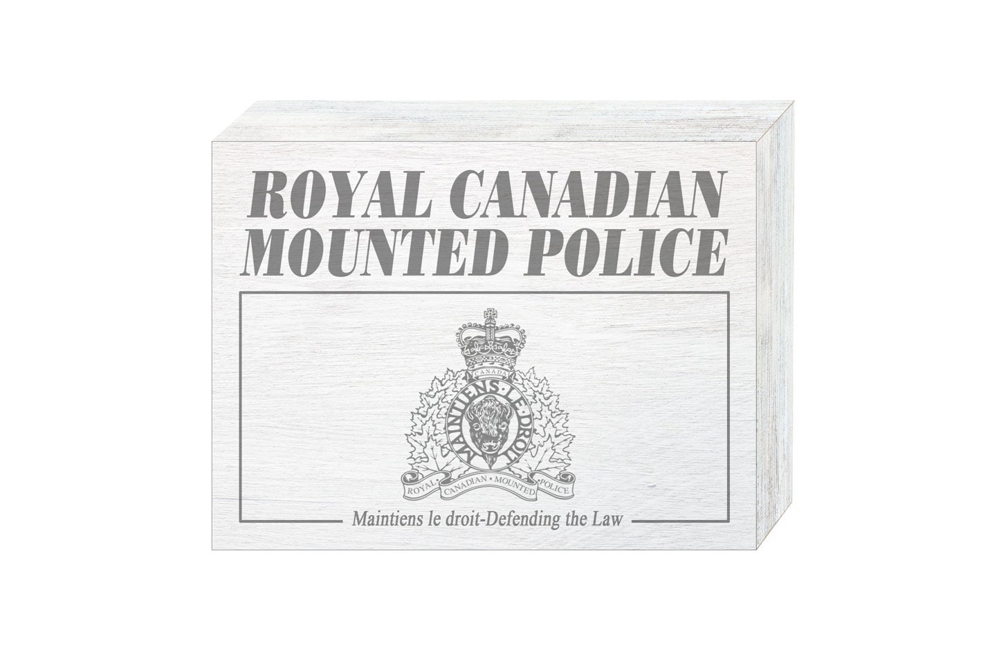 Custom rcmp Crown Logo Wooden Sign - Etsy UK