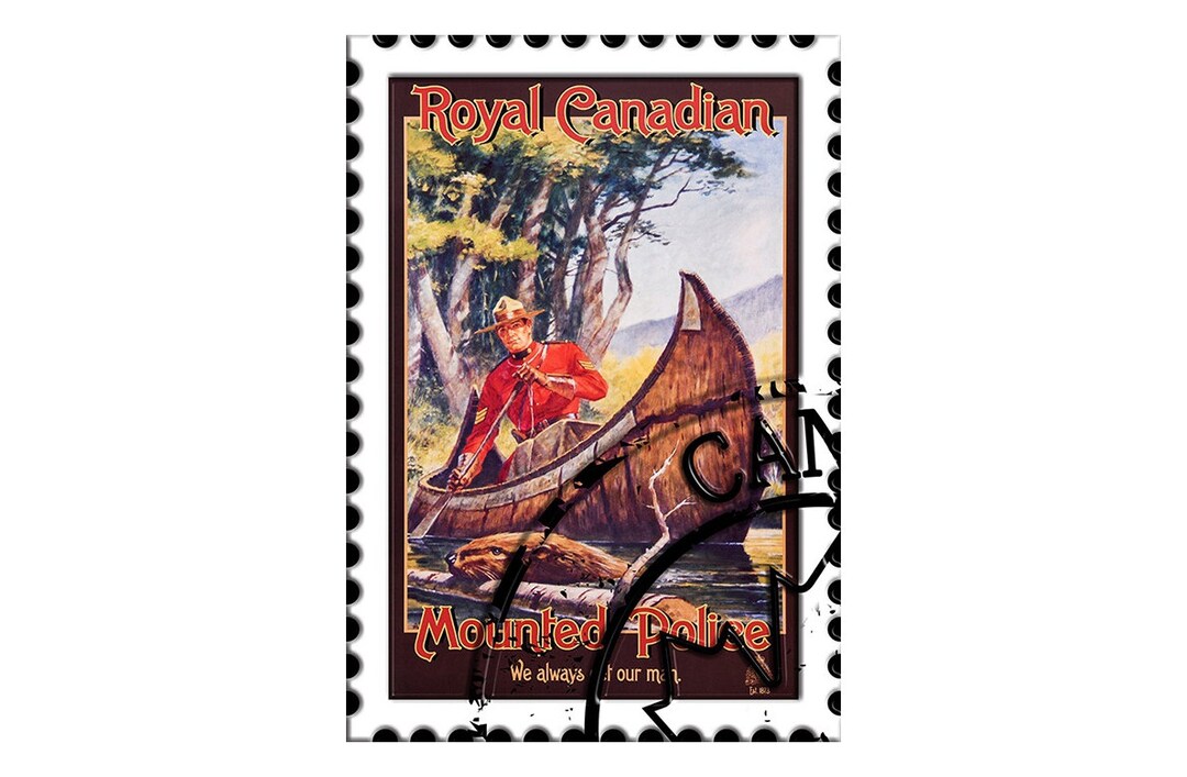 Custom rcmp Canoe Stamped Metal Sign - Etsy