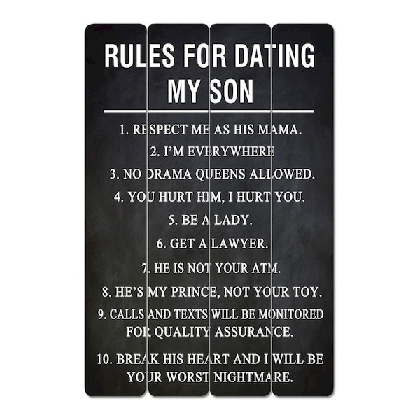 Rules for Dating My - Etsy