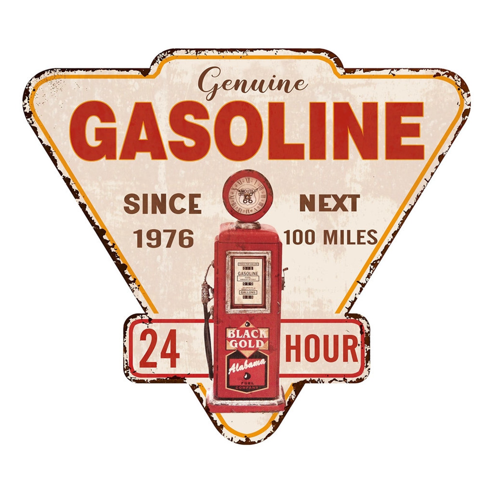Custom rustic Gasoline Station Metal Sign - Etsy