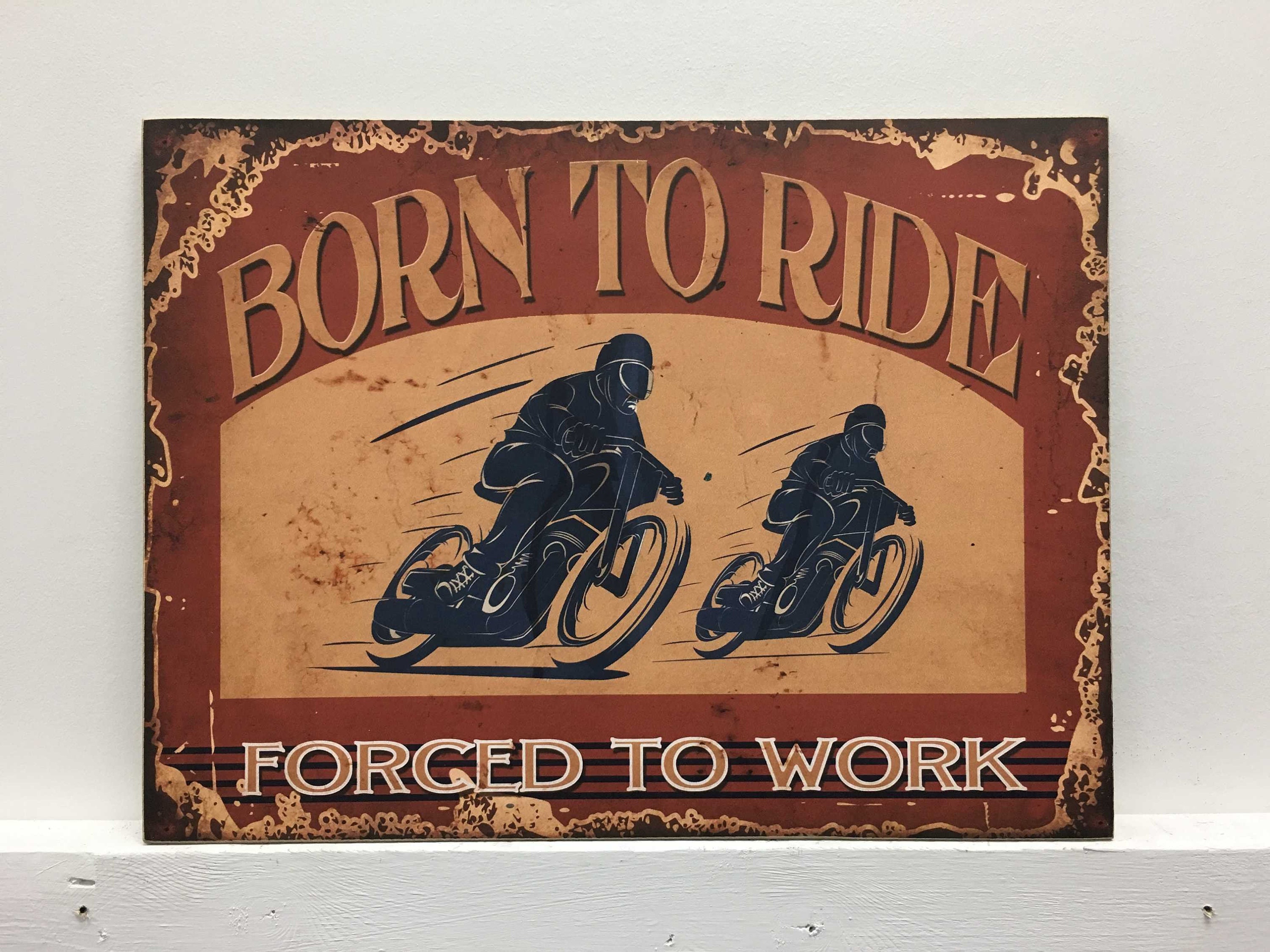 Custom born to Ride Wooden Sign - Etsy