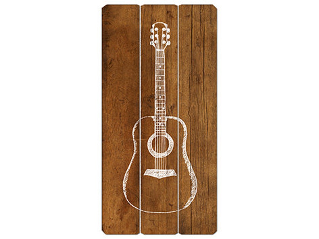 Custom guitar Wooden Sign - Etsy