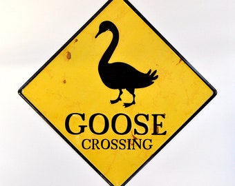 Metal Goose Sign - Etsy