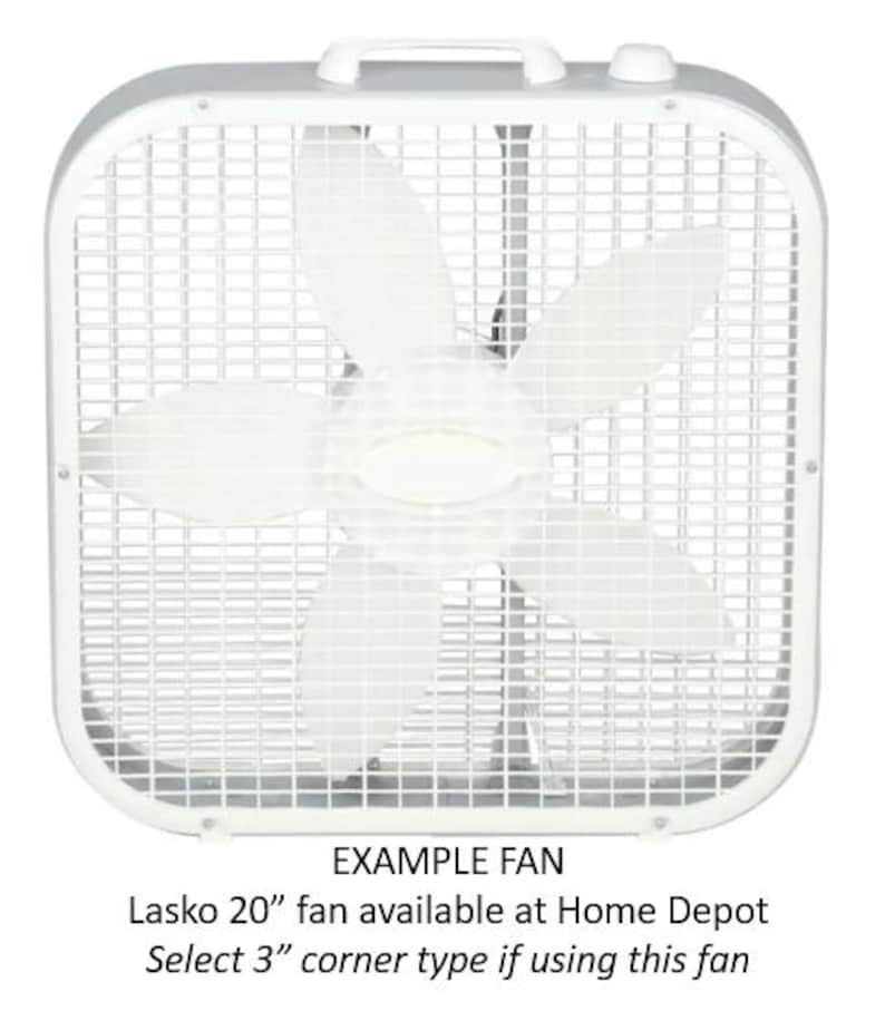 Box Fan DIY Air Filtration Kit - 1" Filter Size - for 20" Fans (corsi ...