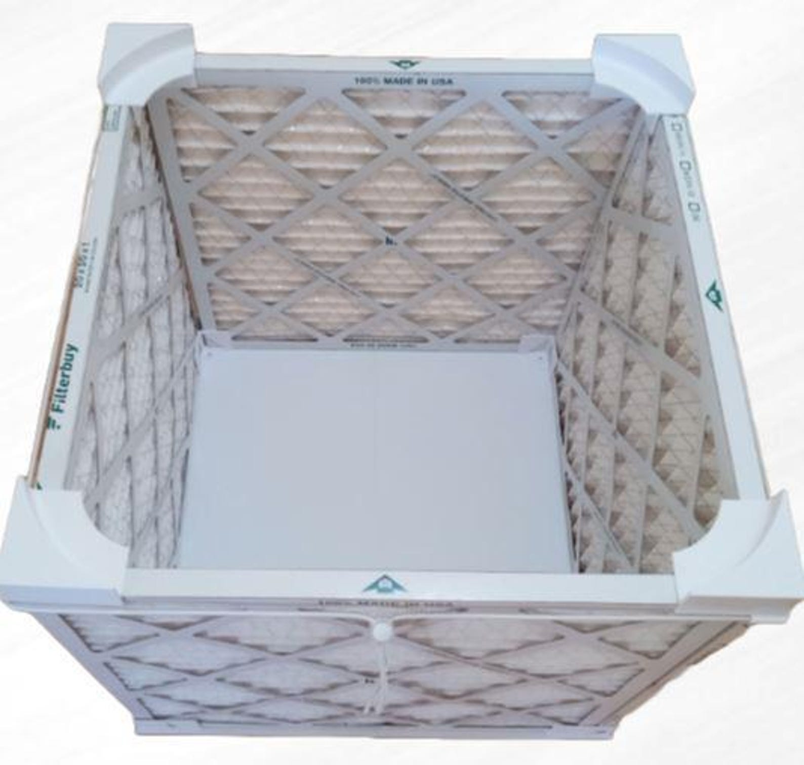 Box Fan DIY Air Filtration Kit - 1" Filter Size - for 20" Fans (corsi ...