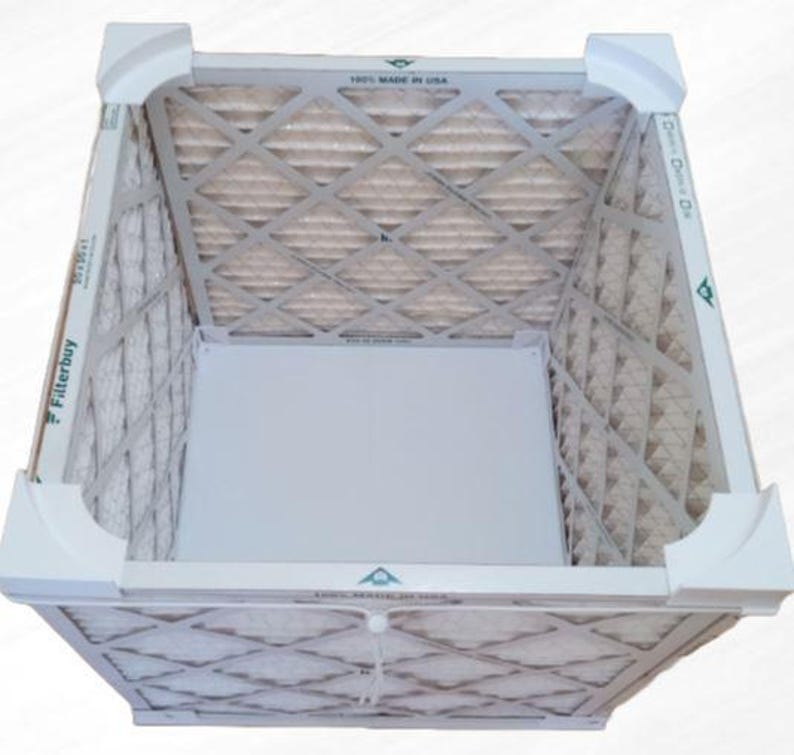 Box Fan DIY Air Filtration Kit - 1" Filter Size - for 20" Fans (corsi ...