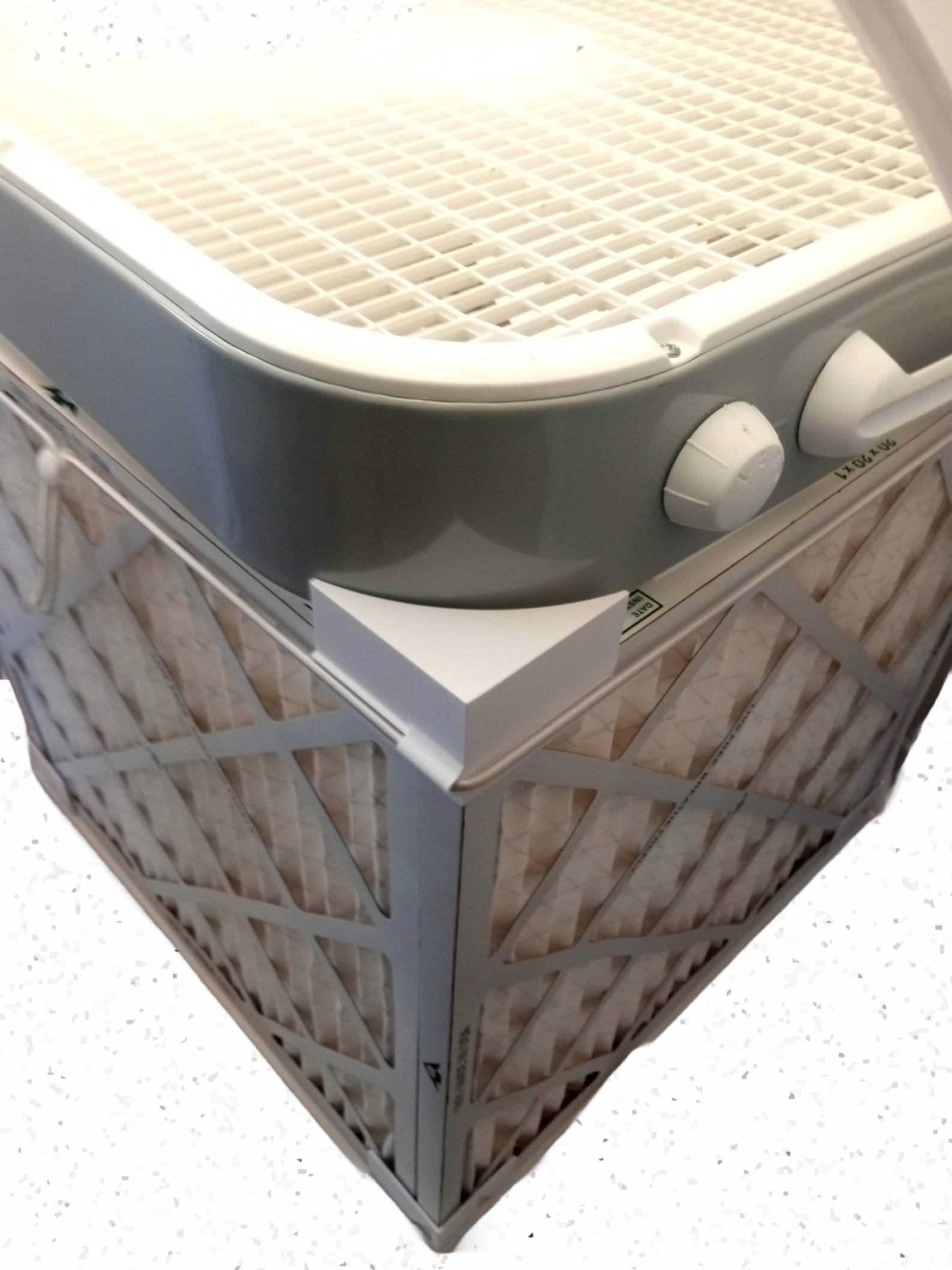 Box Fan DIY Air Filtration Kit - 1" Filter Size - for 20" Fans (corsi ...