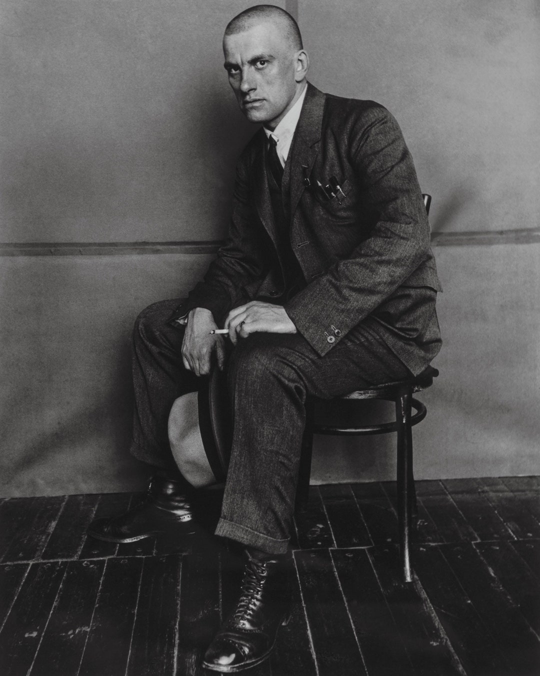 1924 Russian Photograph | Portrait of Poet Vladimir Mayakovsky Sitting ...