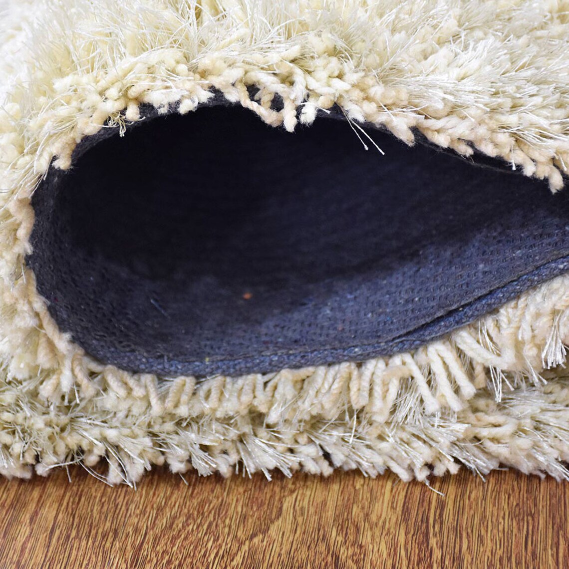 Hand Tufted Shag Polyester Area Rug Solid White BBH Homes - Etsy