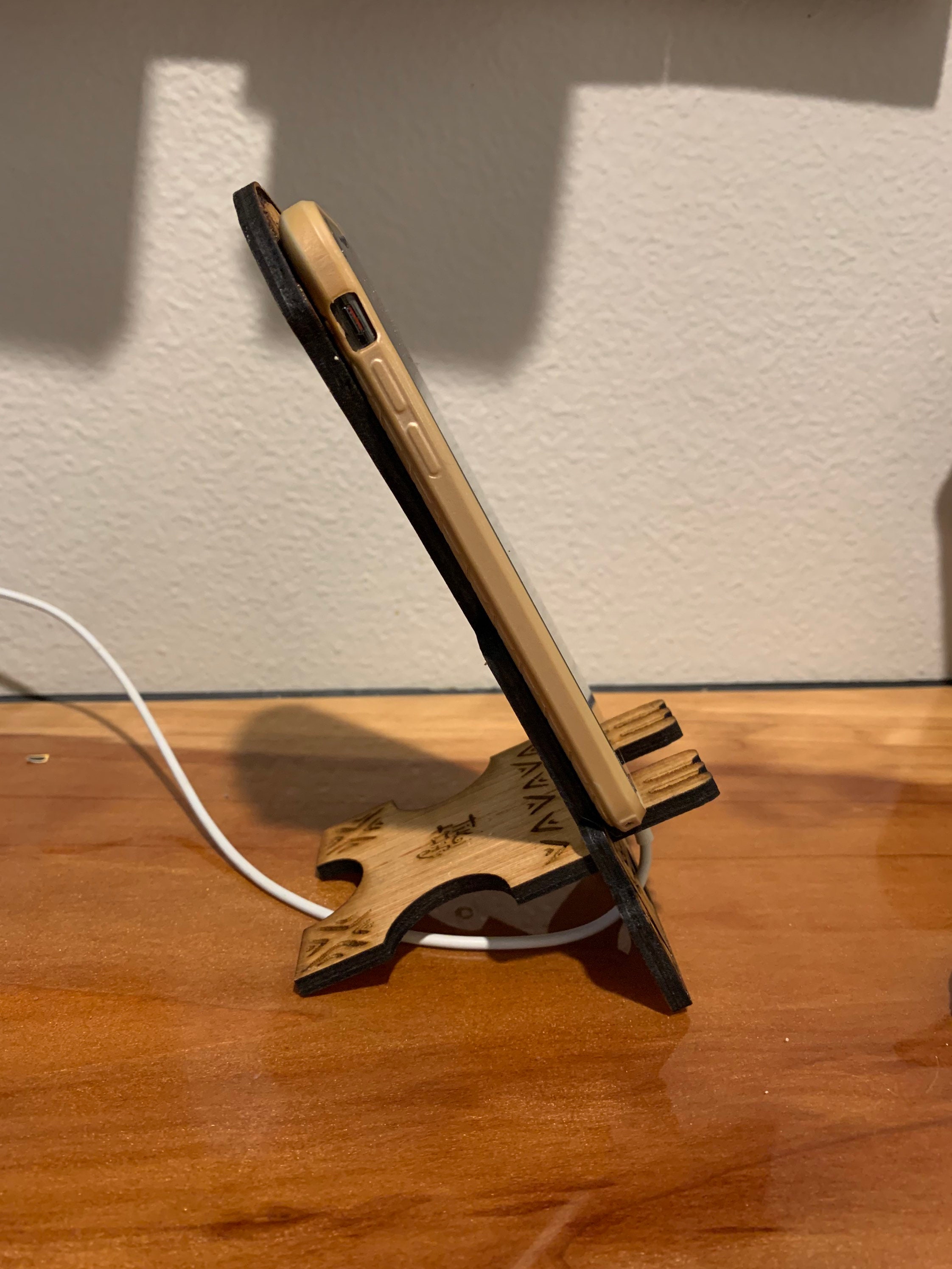 Wooden Tiki Drummer Phone Stand. Made From Artwork by Tiki - Etsy