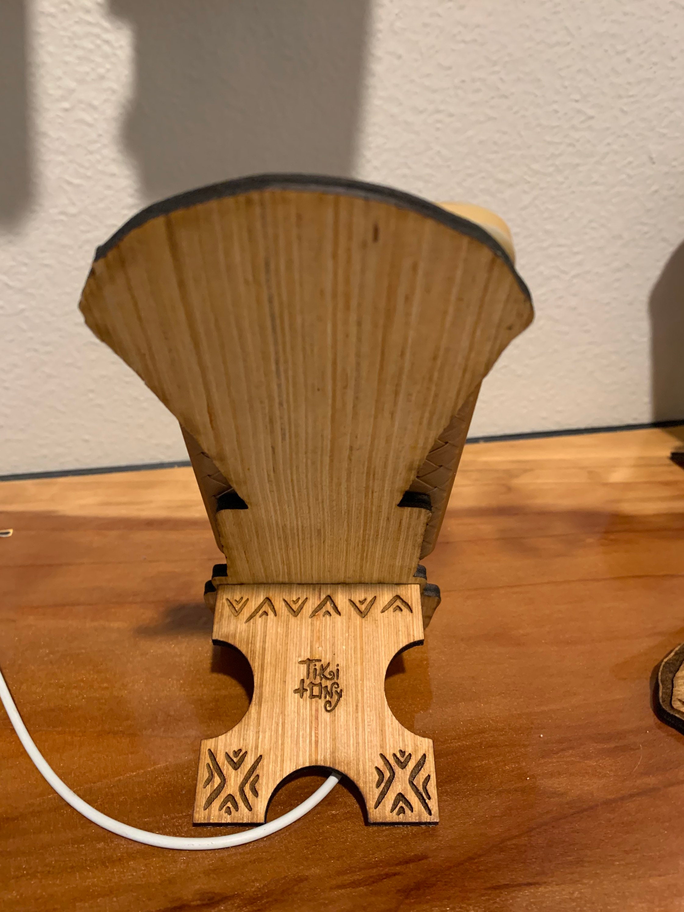 Wooden Tiki Drummer Phone Stand. Made From Artwork by Tiki - Etsy