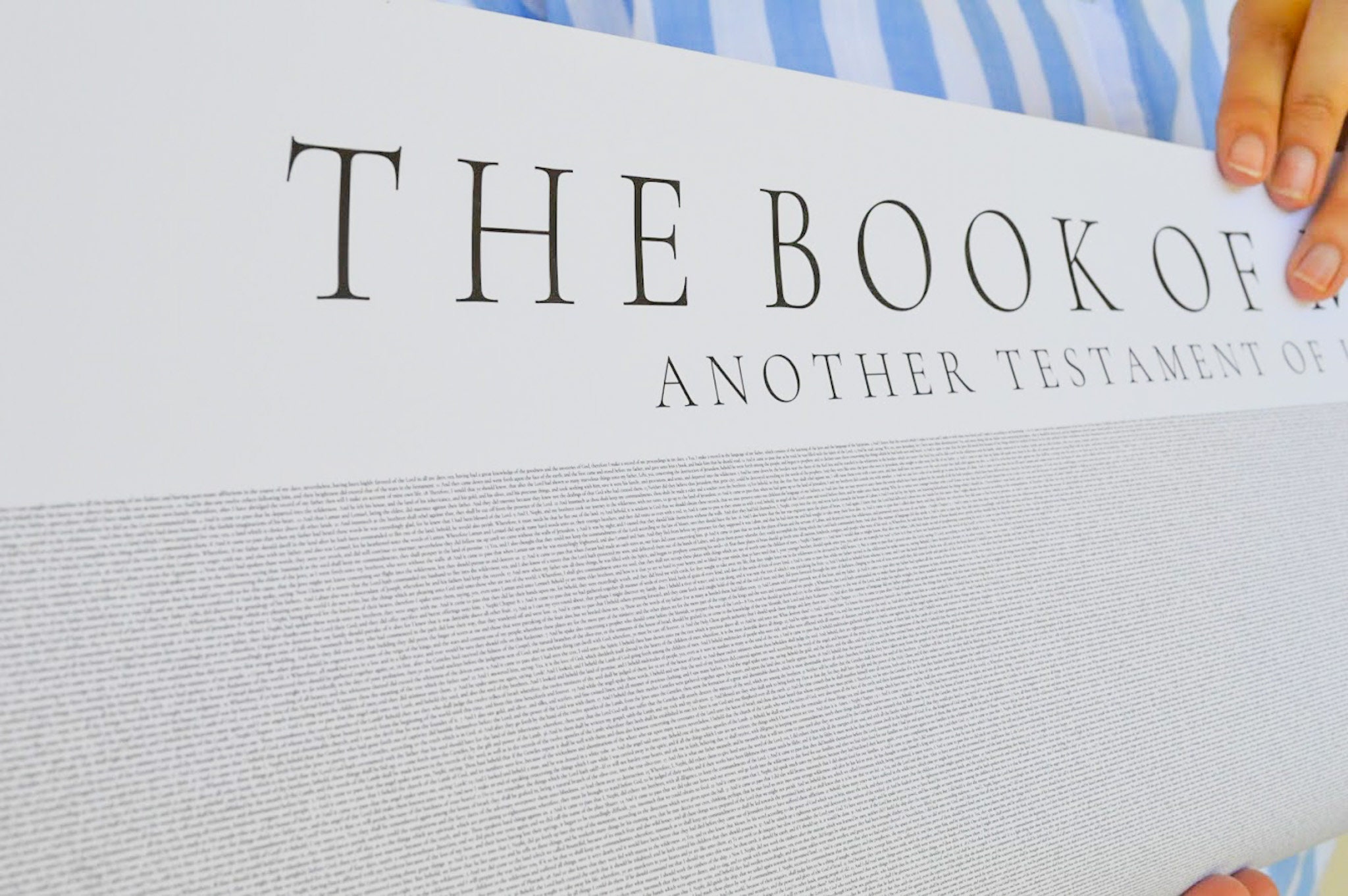 The Book of Mormon Classic Book Poster Art - Etsy