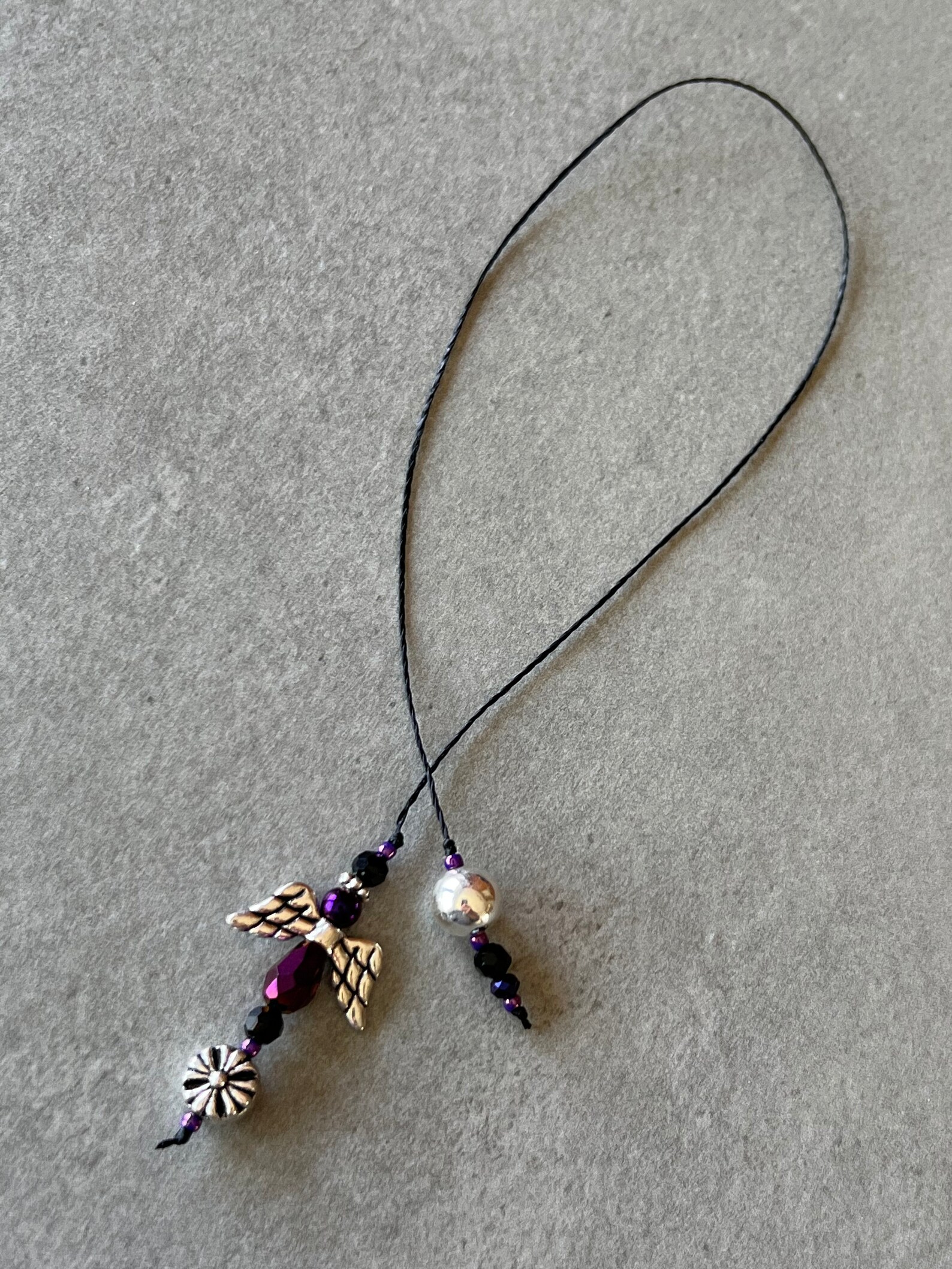 Beaded String Bookmark Thong Bookmark Angel Bookmark - Etsy