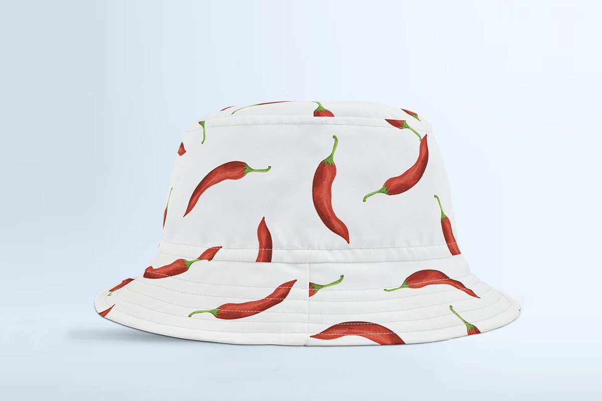 Carlos Sainz F1 Chilli Bucket Hat - Chilli Design, Stylish ...