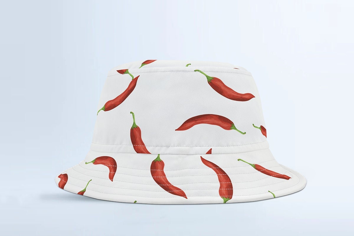 Carlos Sainz F1 Chilli Bucket Hat - Chilli Design, Stylish ...