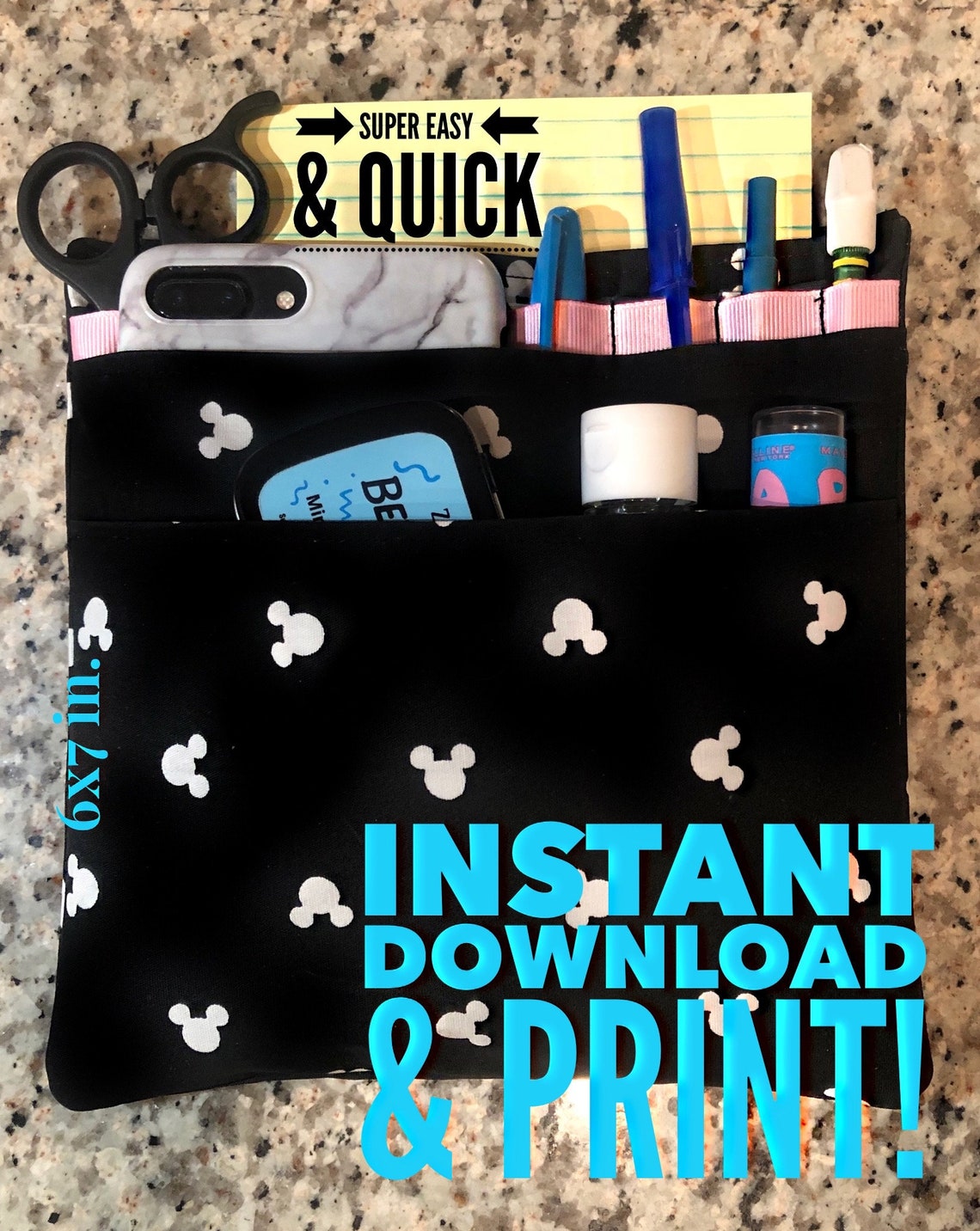 PDF Pattern! Print and Make NOW! Nurse Pocket Organizer - Etsy