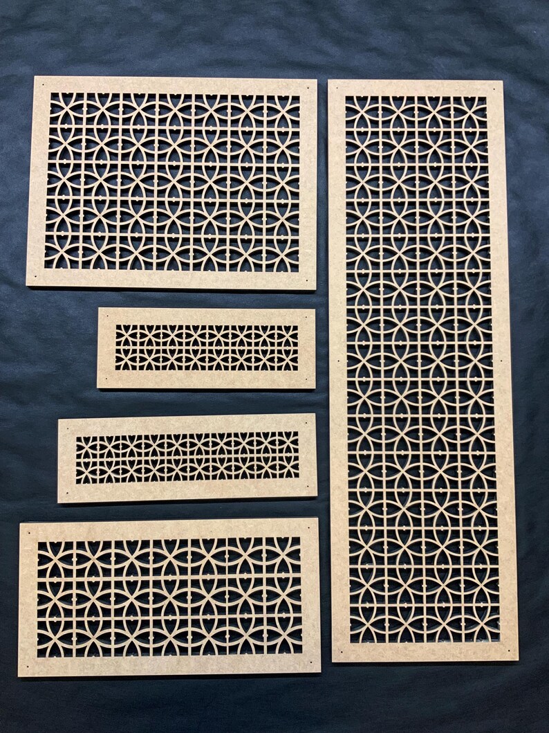 Architectural Vent Cover | 3/8" Thick MDF | Customized Air Return or ...