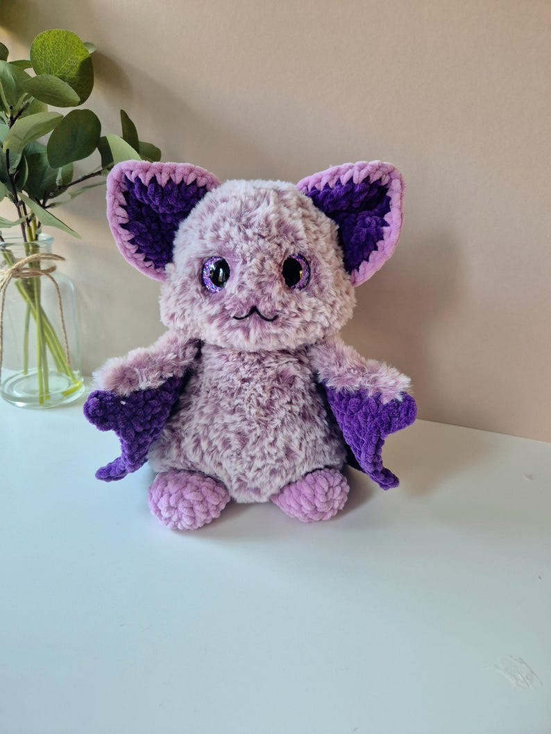 Amigurumi Bat Pattern, Plush Pattern, Stuffed Bat Toy, Halloween Bat ...