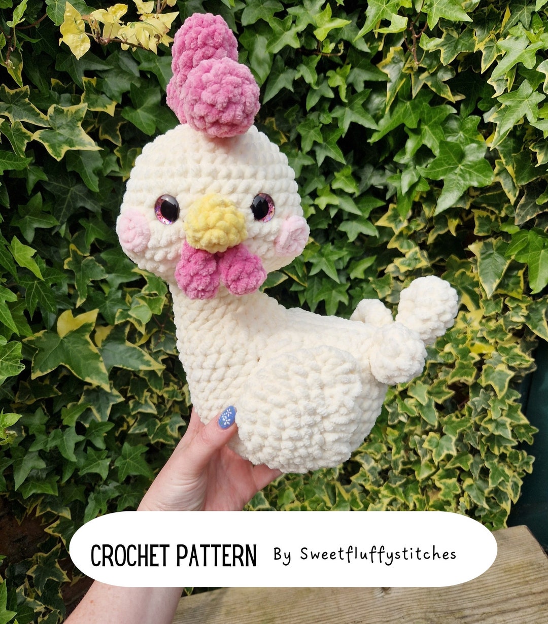 Amigurumi Chicken Pattern, Plush Pattern, PDF Pattern, Crochet Pattern ...
